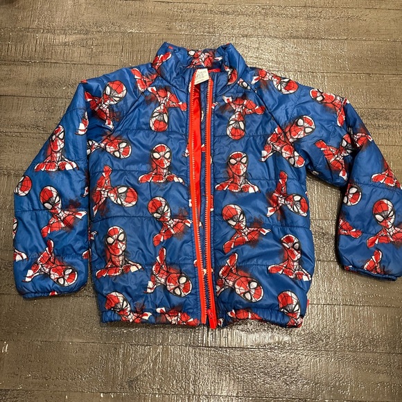 Disney | Jackets & Coats | Disney Blue And Red Spiderman Jacket | Poshmark